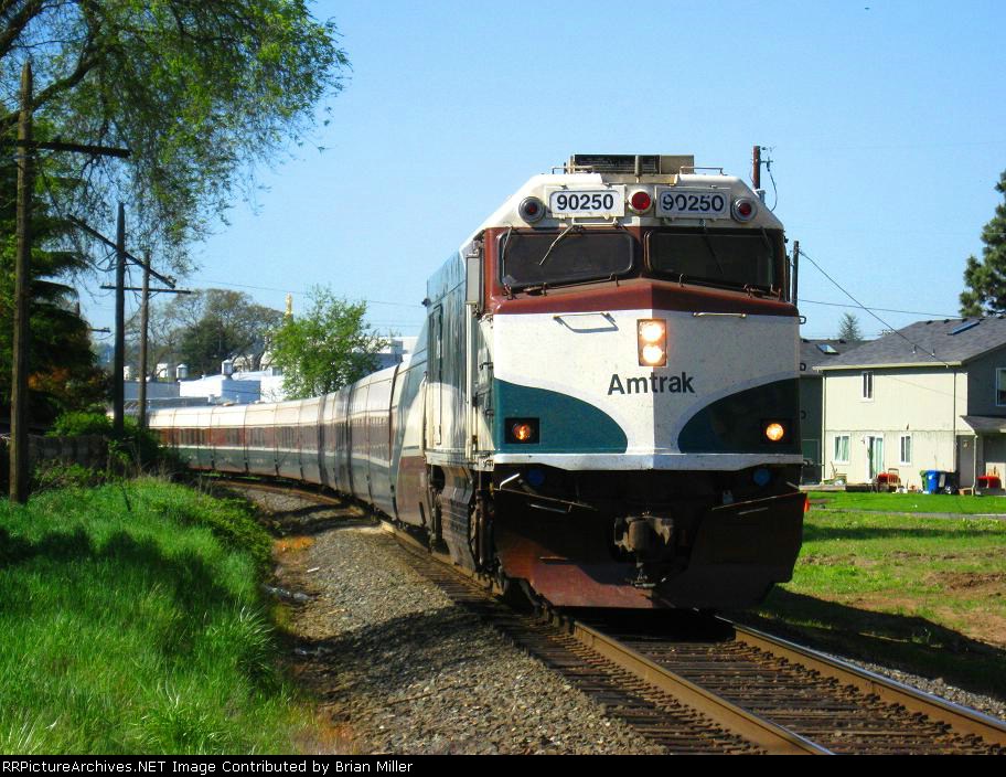 AMTK 90250 on train 504